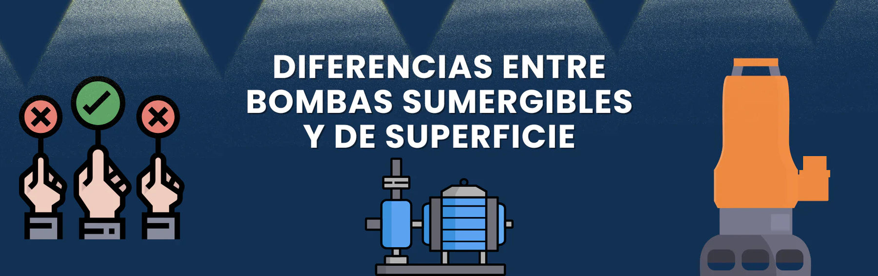 Diferencias entre Bombas Sumergibles y Bombas de Superficie — Pump Stop ...